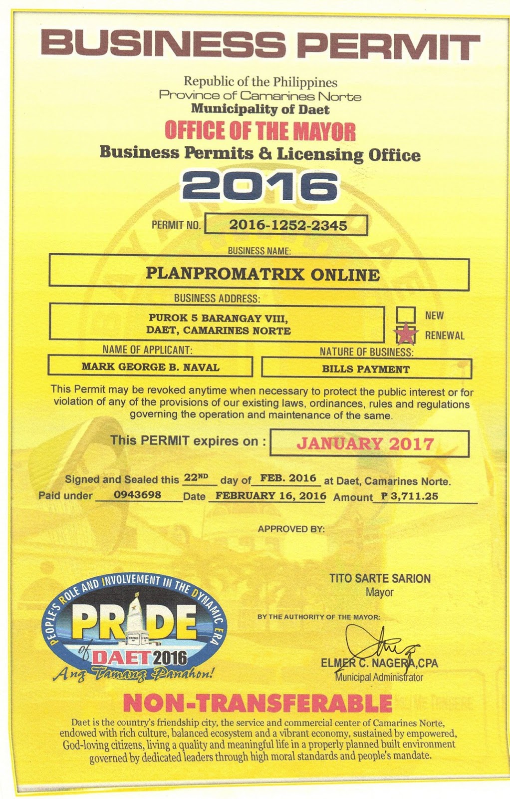 work at home: Legalities/ Business Permit