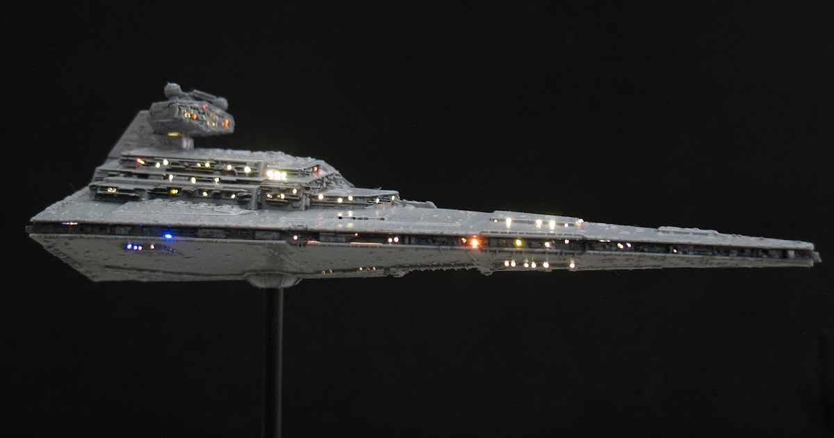 Bar's Projects: Bandai Star Wars Star Destroyer Scale Model Build Finished