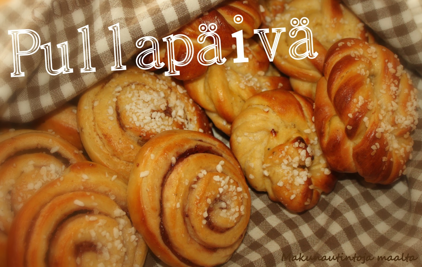 Makunautintoja maalta: Täytetyt pullat