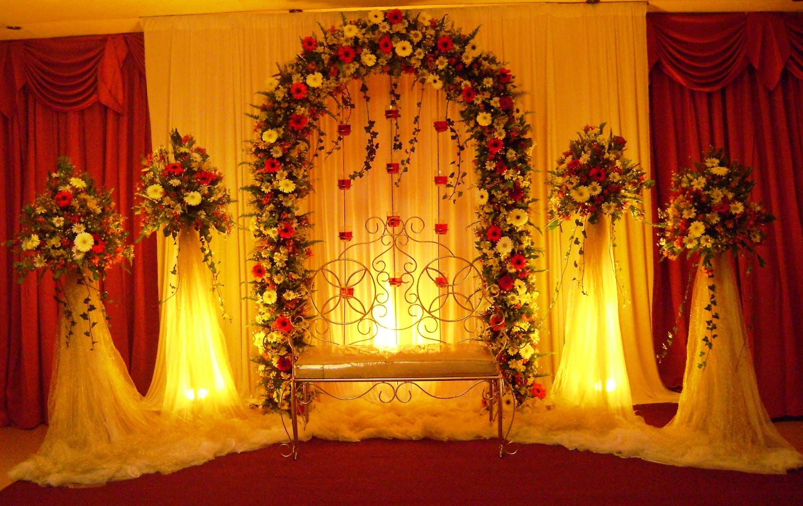 Vismaya: Wedding Settee backs