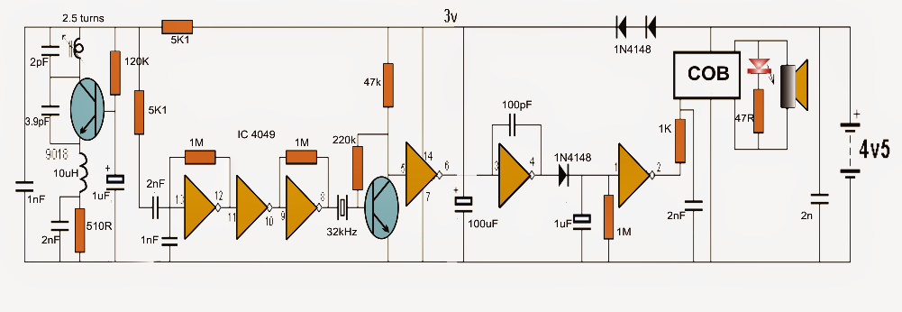 Hobby Electronics Circuits: Making a Wireless Doorbell Circuit