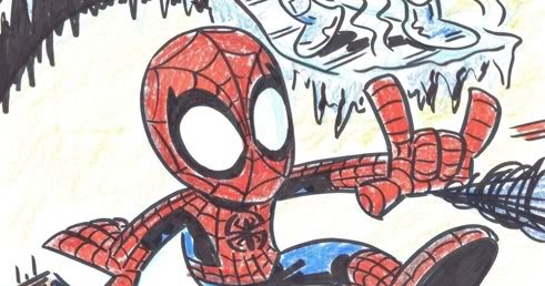 comicartgallery: Spider-Man, Iceman, FireStar by Chris Giarusso