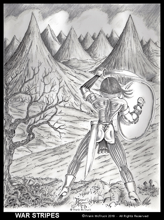 Experimental Toons: A Frank McTruck white on black drawing - "Tattoo ...