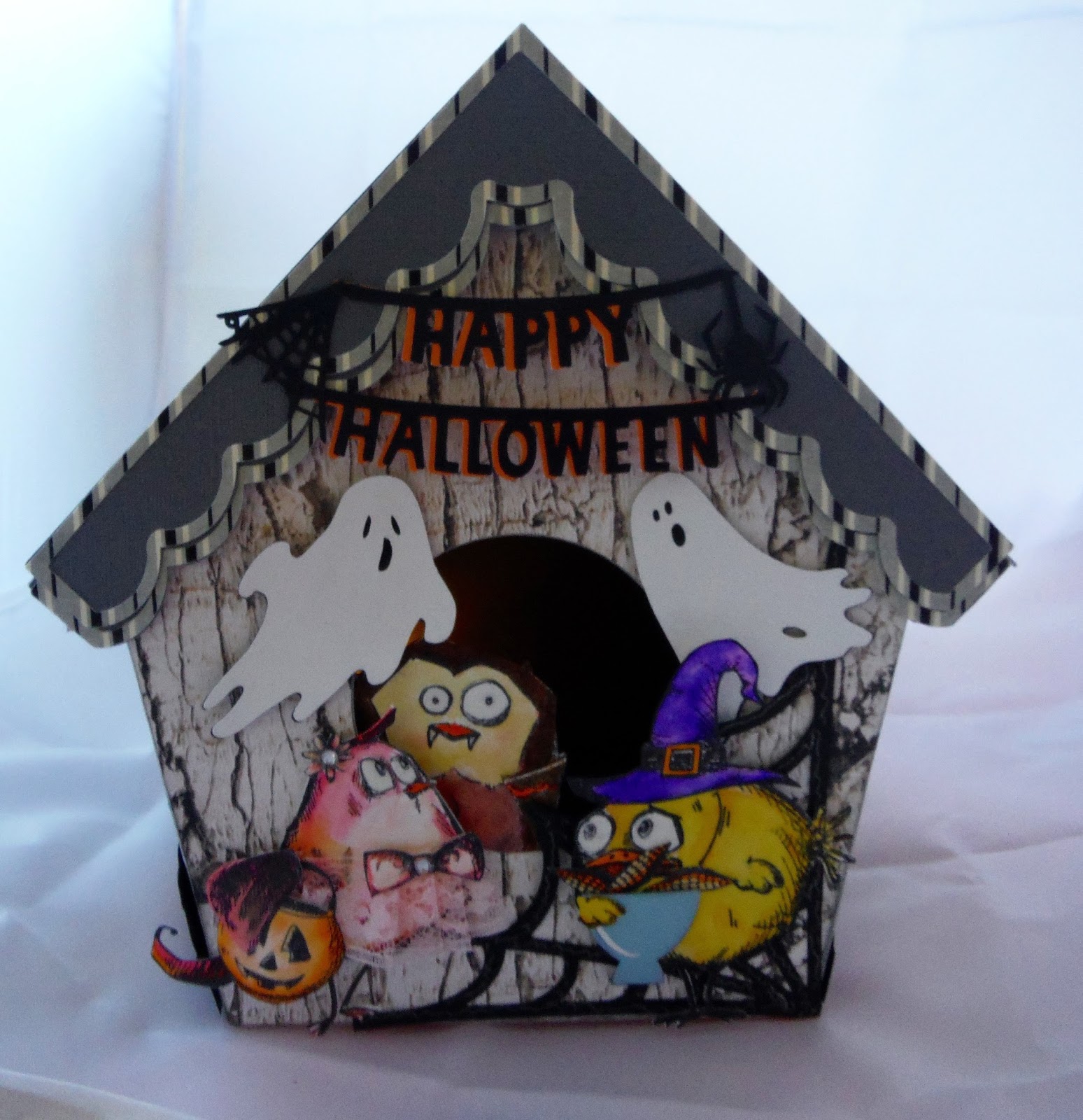 She's a Sassy Lady: Bird Crazy Halloween Birdhouse