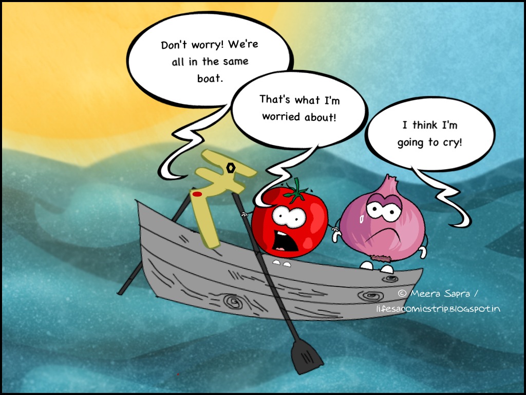 Life's a comic strip!: Sailing through choppy waters