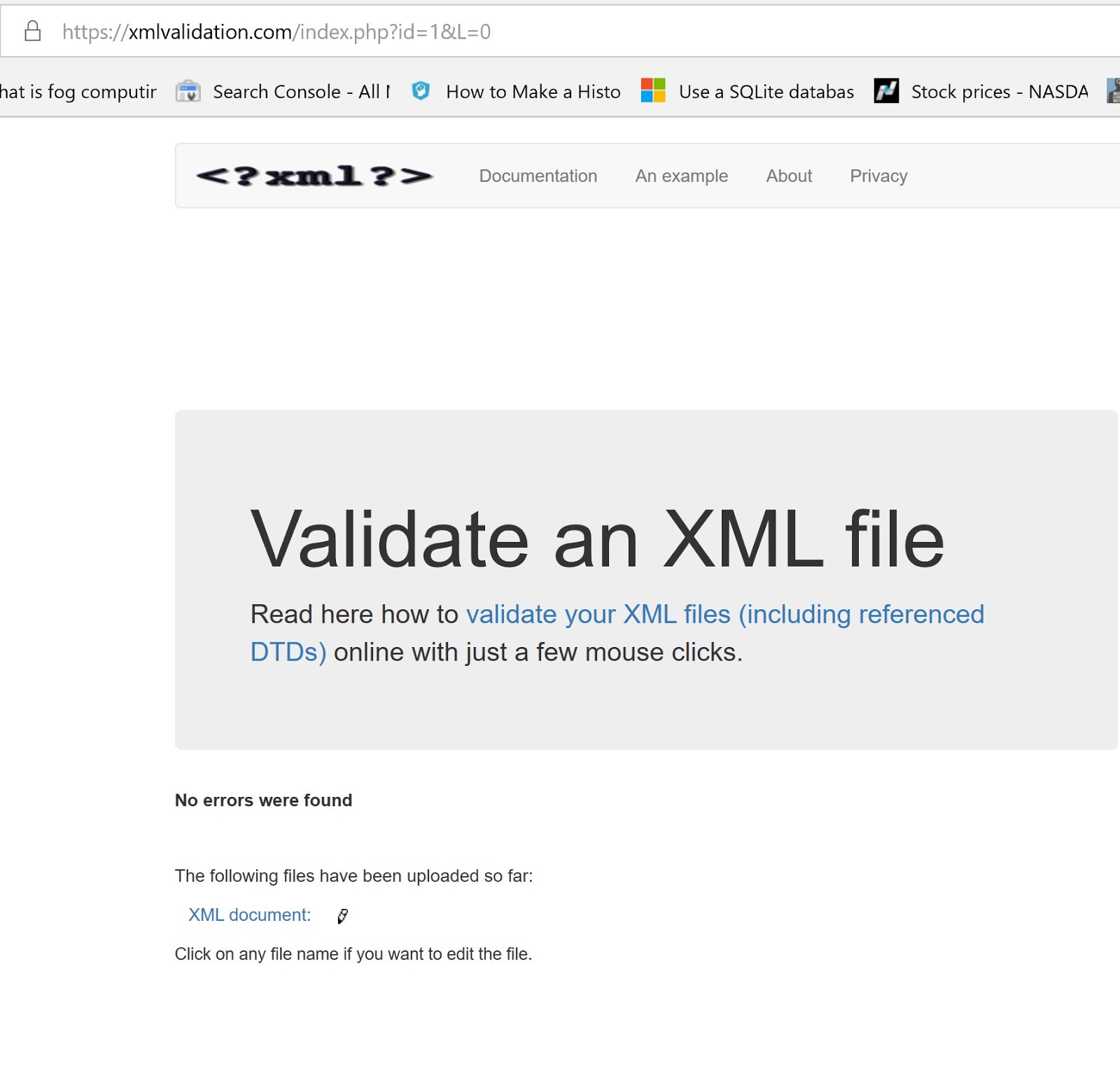 HodentekHelp: Is there an easy to use XML validator on the web, on-line?