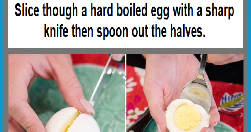 DIY And Household Tips: Removing Hard Boiled Egg From The Shell Hack