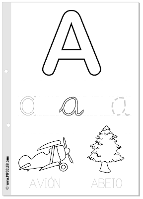 INICIO LECTOESCRITURA: ABECEDARIO LETRA A LETRA