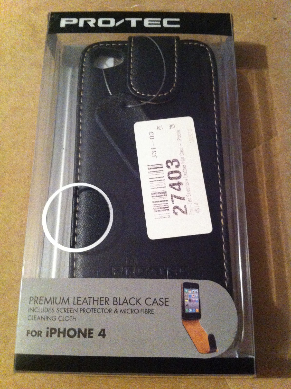 Review: Pro-Tec Executive Leather Flip Case for iPhone 4 / 4S - Tech ...