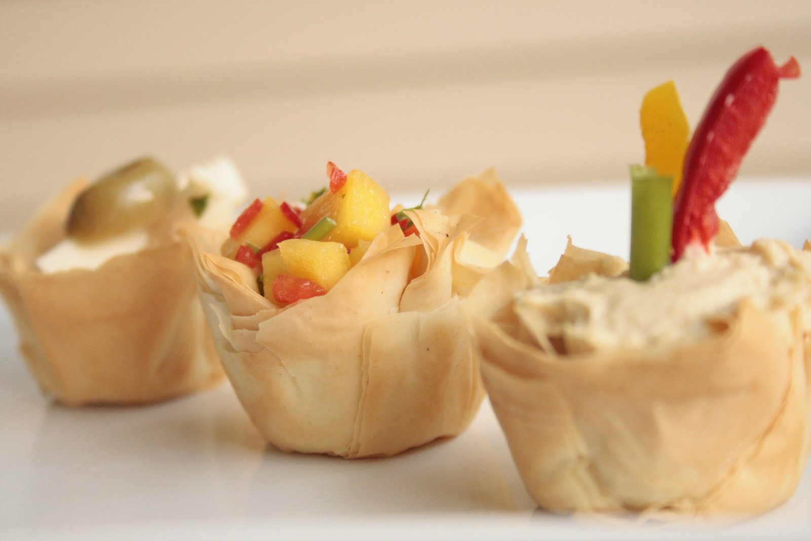 Salt.Pepper.Chili: Phyllo Cup Appetizers - A Gourmet Finger Food