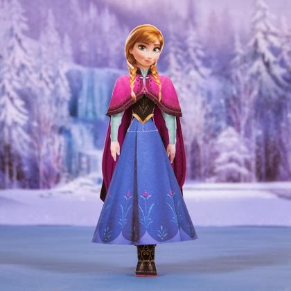 Disney Frozen Fan: Free Anna Paper Printable
