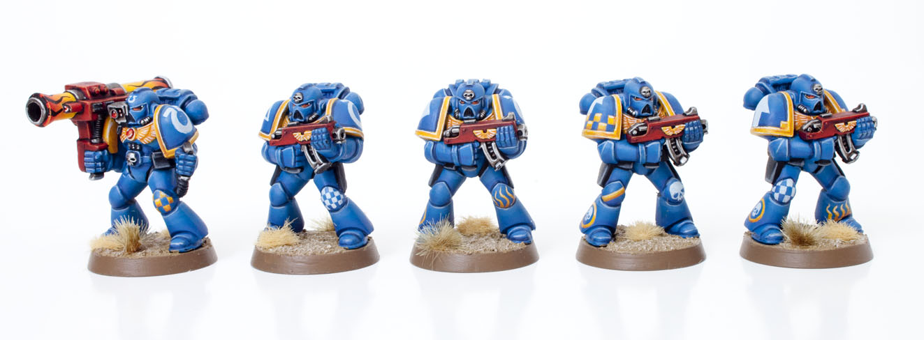 Showcase: 2nd Edition Ultramarine Tactical Squad - Tale of Painters