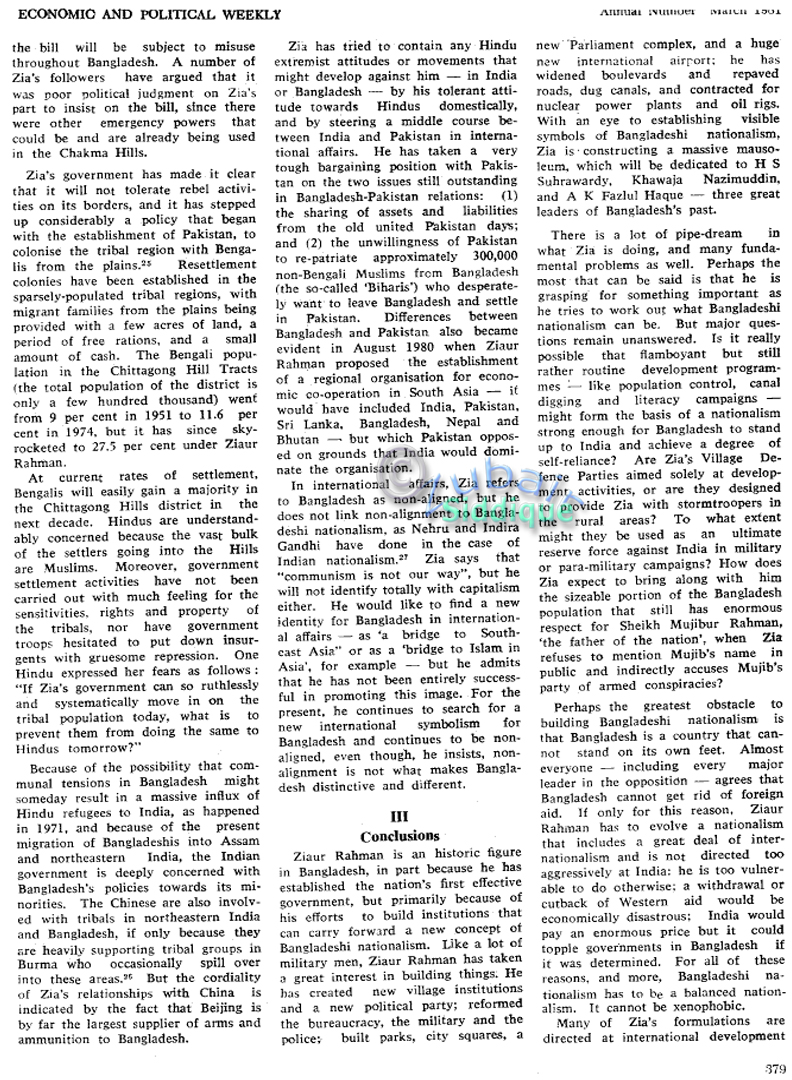 Ziaur Rahman and Bangladeshi Nationalism_Marcus Franda