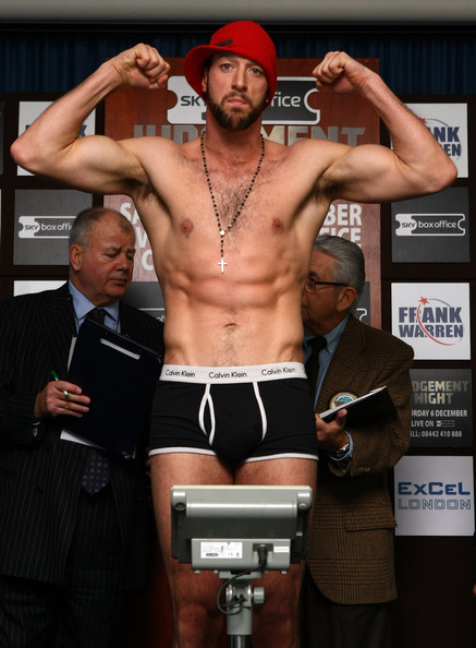 Things that caught my eye: BOXER WEIGH INS