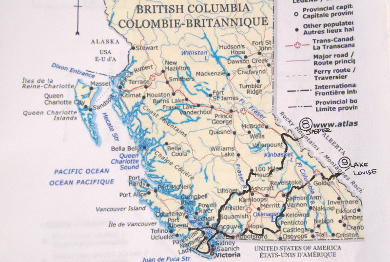 Les mouettes voyageuses: 1ère Partie Colombie Britannique Jasper ...