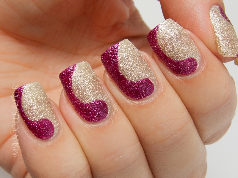 Free Hand Nail Art Design with Zoya Fall 2013 Pixie Dust