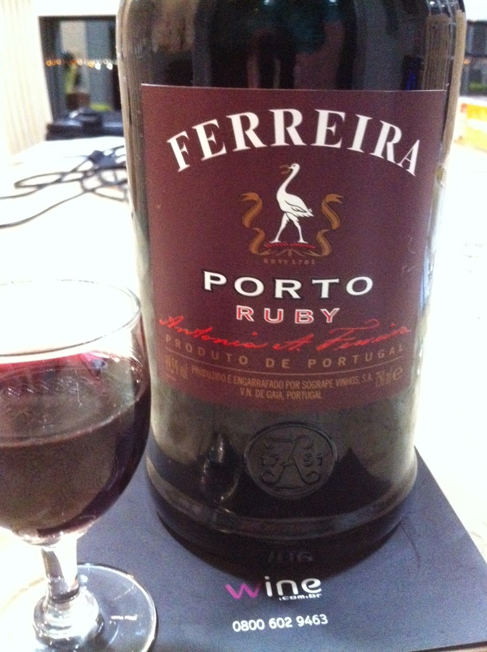 Vinho do Porto Ferreira Ruby ~ Blog Enofilia