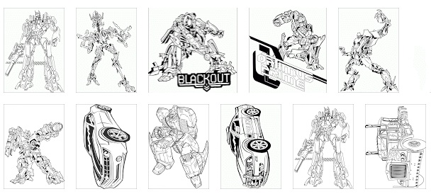 Transformers Devastator Coloring Pages Coloring Pages