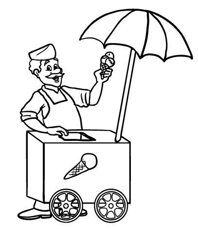 universul copiilor: Imagini de colorat vanzator