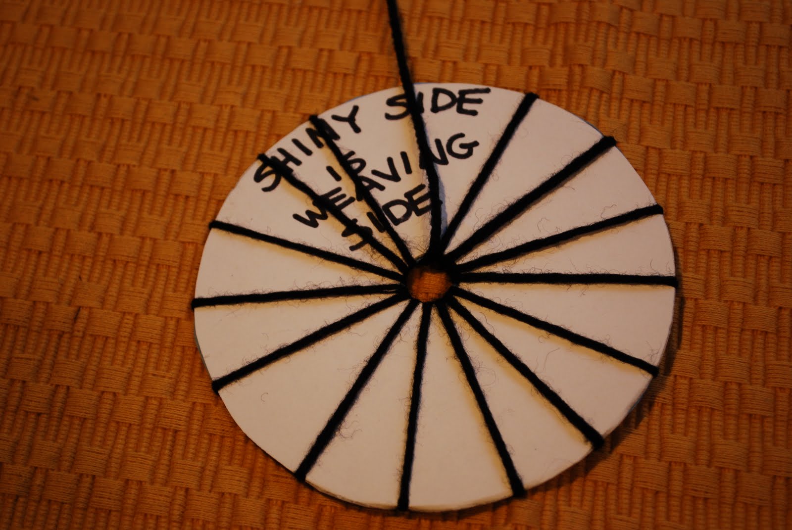 Make It... a Wonderful Life: CD Weaving Tutorial