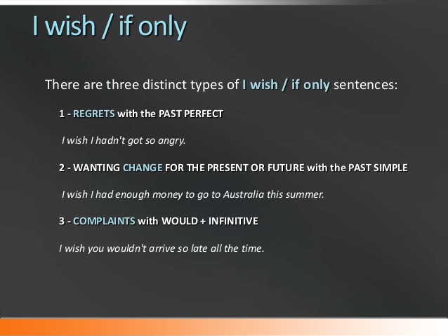Castro-SanMiguel's English Corner: Revision of Conditional and Wish/If ...