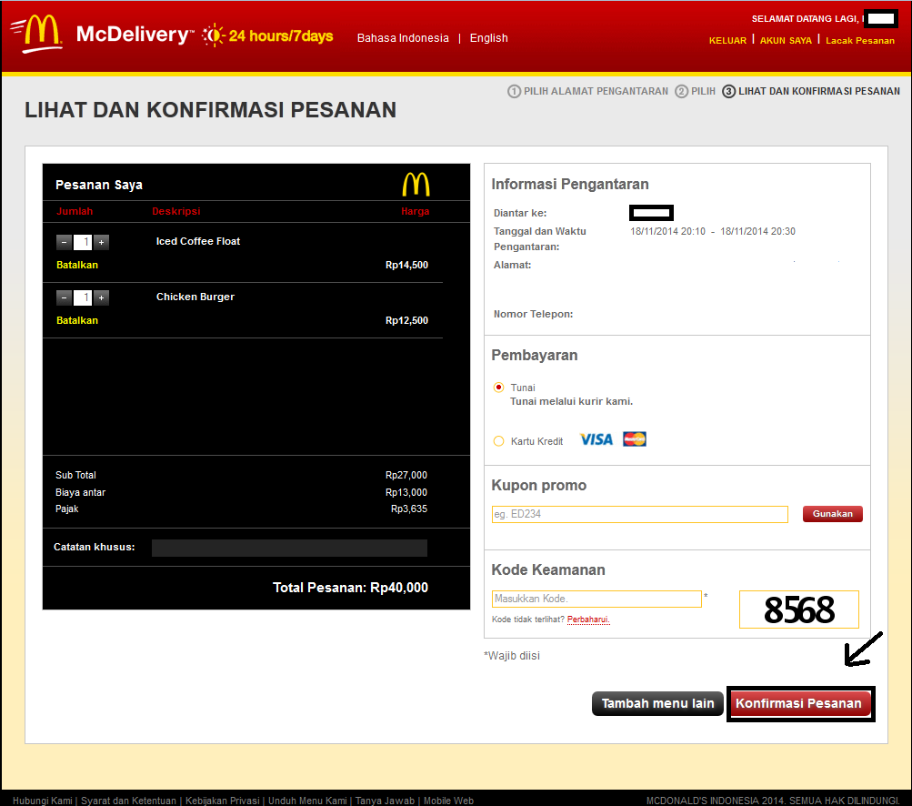 Cara Pesan Mcd Online | Rayana Tech