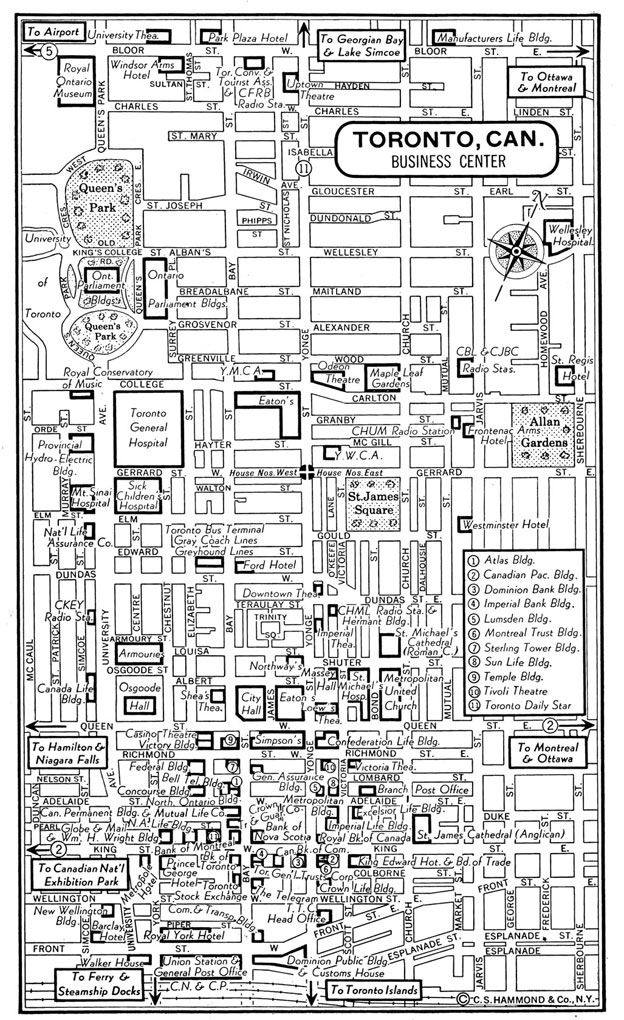Progress is fine, but it's gone on for too long.: Downtown Toronto 1950's