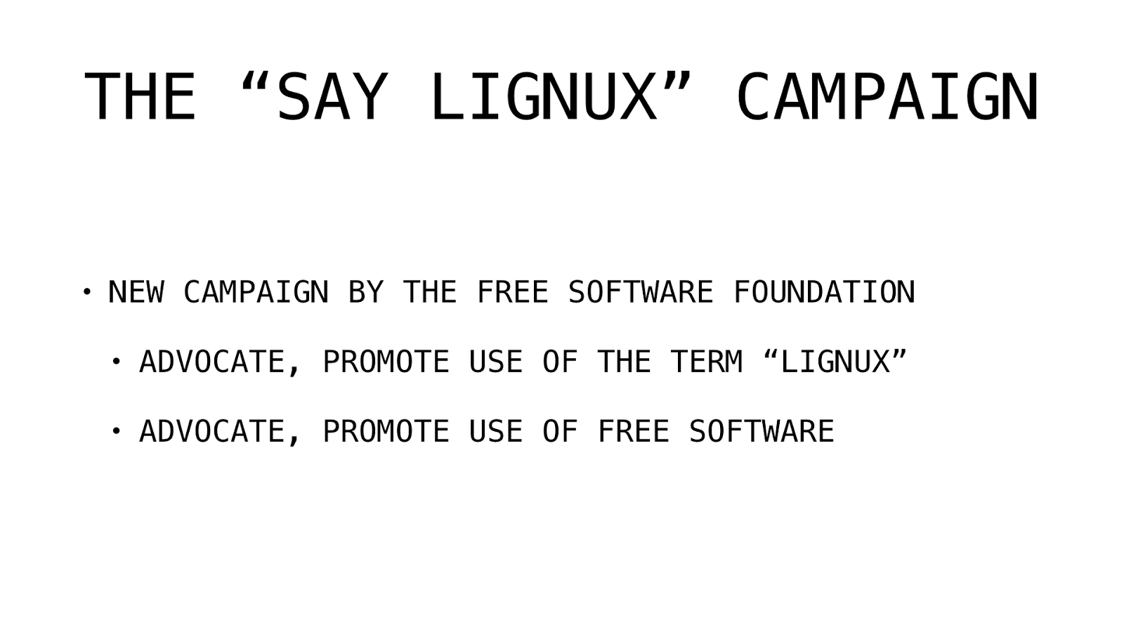 Gnus Not Linux A Primer On Nomenclature