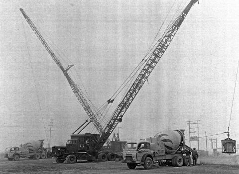 Industrial History: Older Crane Trucks