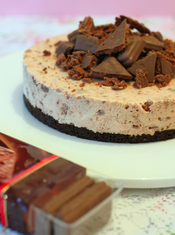 butter hearts sugar: Tim Tam Cheesecake