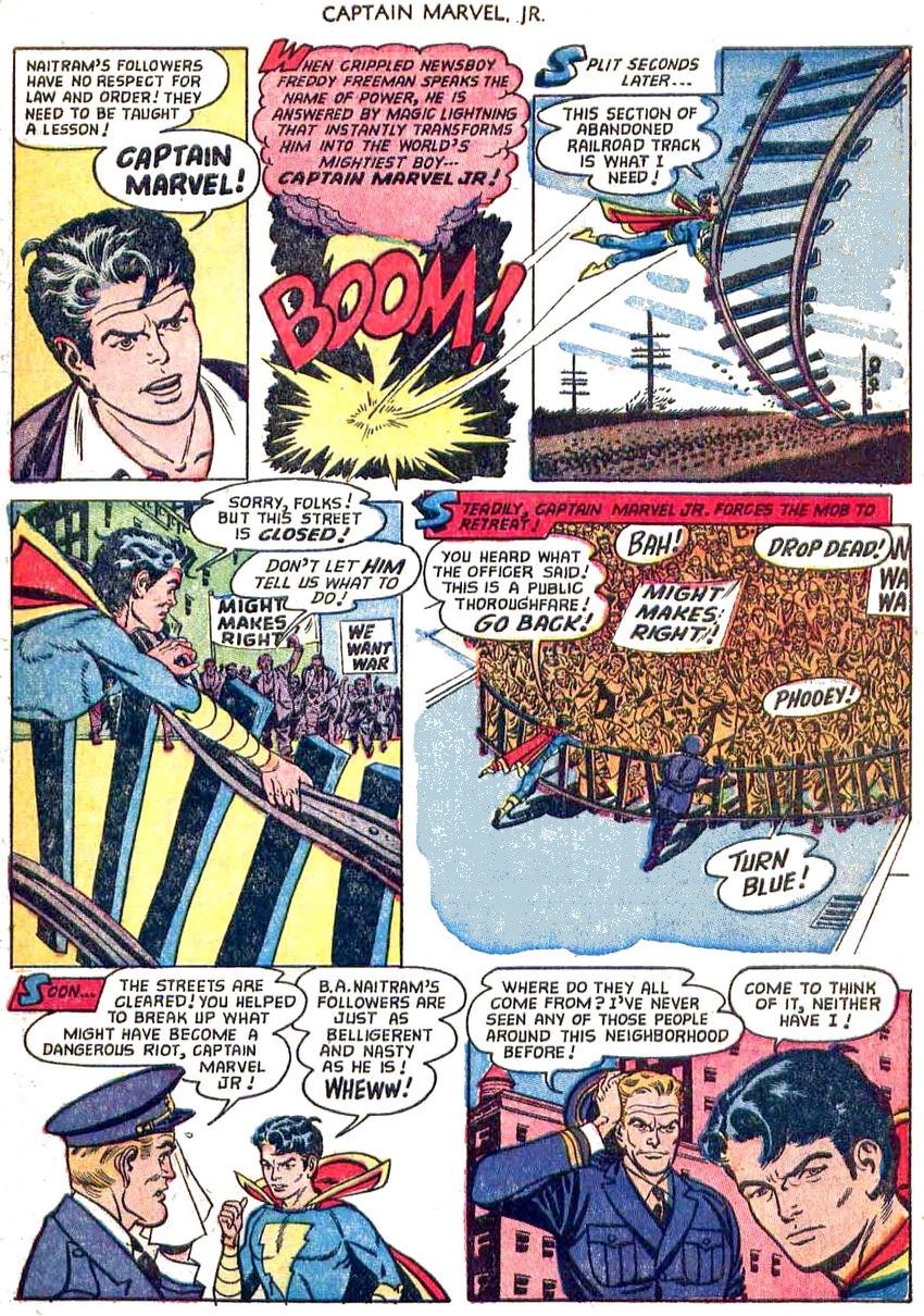 Pappy's Golden Age Comics Blogzine: Number 1233: Captain Marvel Jr ...