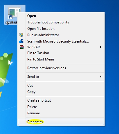Best Tips: How create shortcut and hotkey for eject CD-ROM or DVD Drive ...