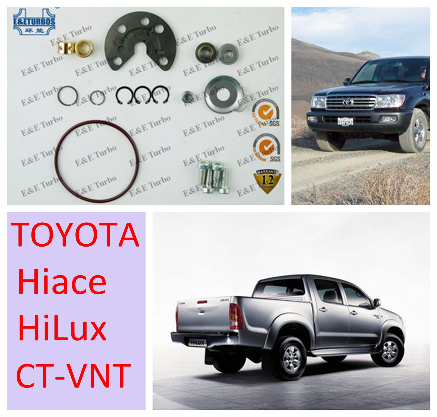 EE TURBO: CT-VNT Toyota Hilux Hiace Repair Kit 17201-30180