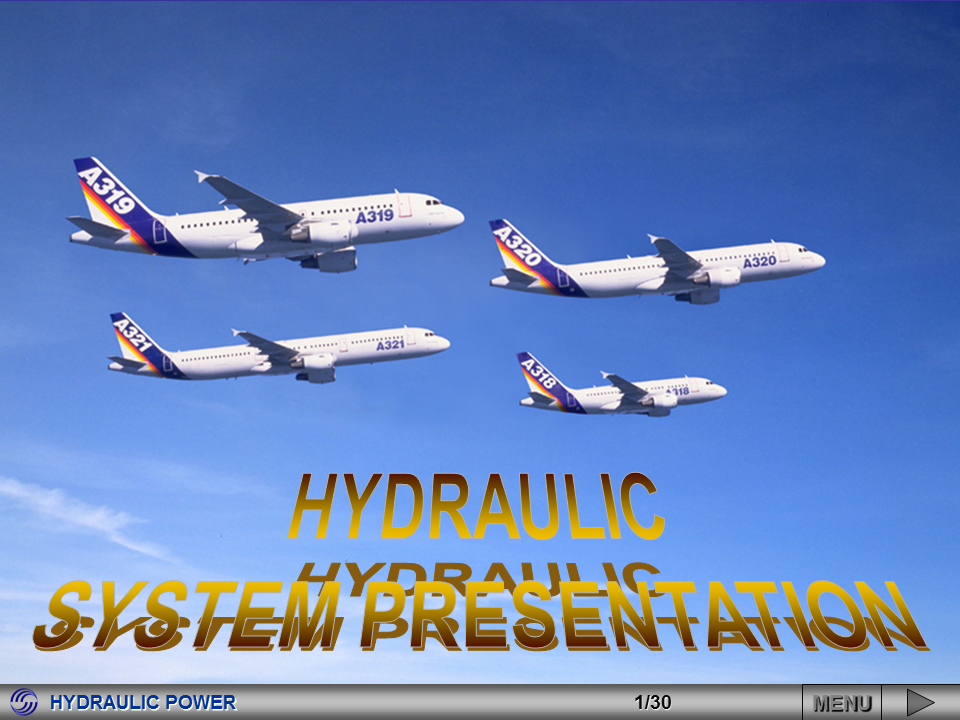 Aviation Legislation: A320 Series Hydraulic System Presentation