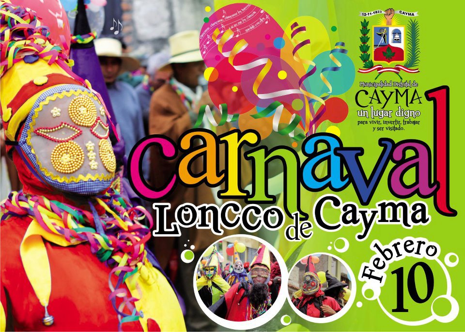 mestizajecultural: PRIMER CONCURSO DE COPLAS POR CARNAVAL LONCCO 2013