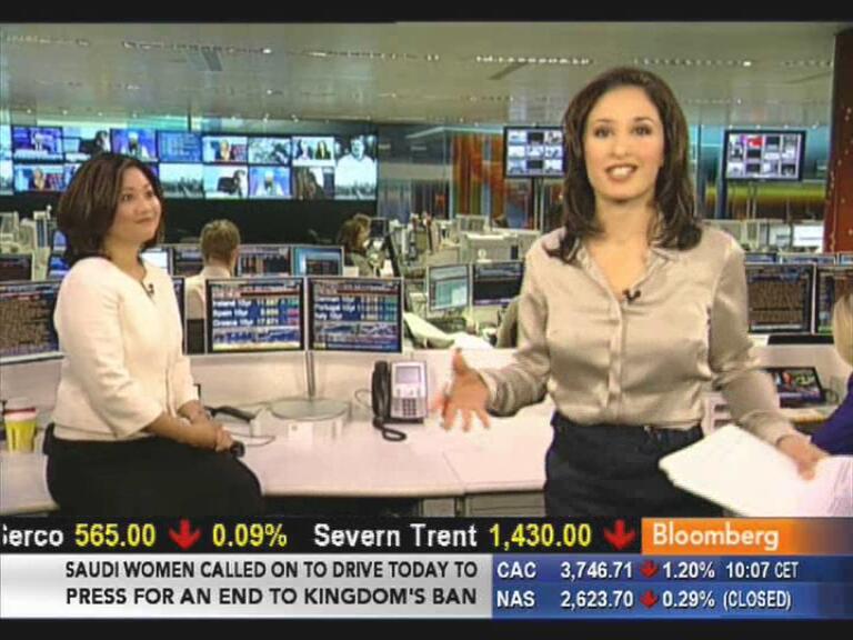 Ladies in Satin Blouses: Maryam Nemazee - tan satin blouse