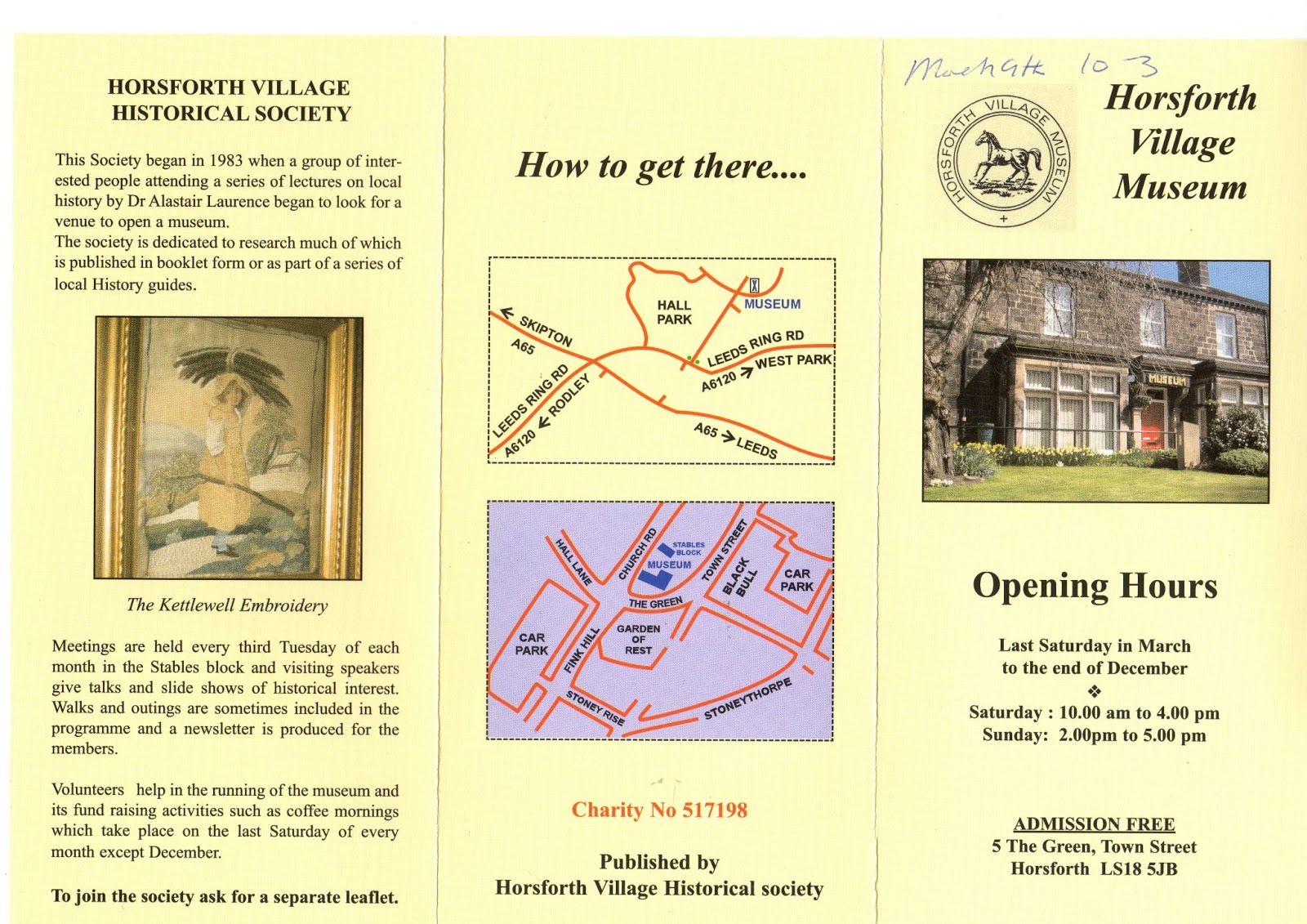 Horsforth Museum: Horsforth Museum Information