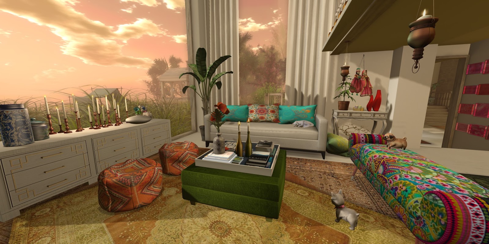 Angie Mornington's Second Life: Decorating the Apple Fall Scandinavian Barn