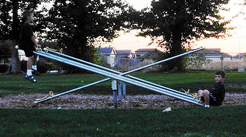 Time In A Blogttle: TEETER TOTTER