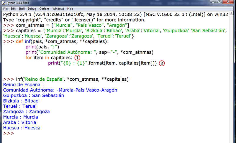 APRENDER A PROGRAMAR CON PYTHON: FUNCIONES DEFINIDAS POR EL USUARIO IV: ARGUMENTOS