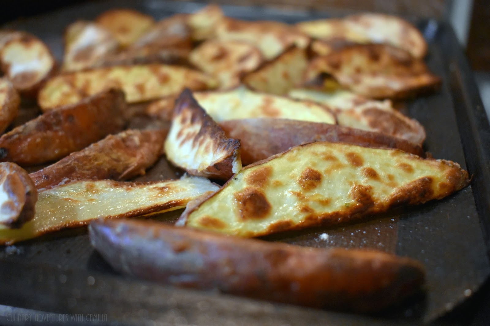 Oven Fries with Miso Mayonnaise #KitchenMatrixCookingProject
