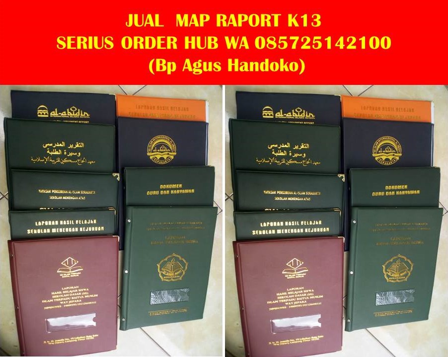 Map Raport akurikulum 13: Wa 085725142100, Cover Raport TK, Cover ...