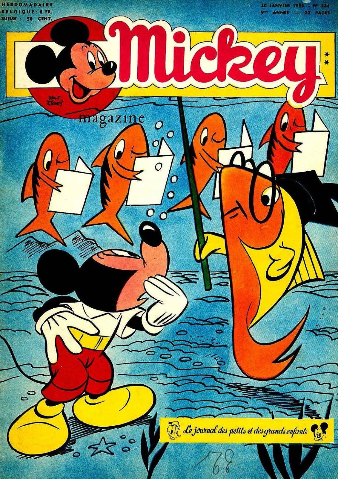 Le journal de Mickey: Mickey magazine 224