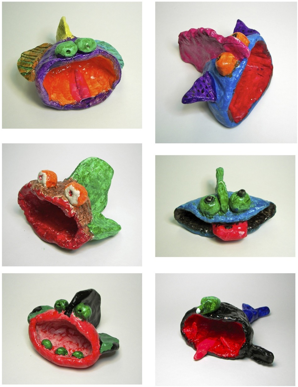 The Rolling Artroom: Pinch Pot Fish 4th-6th Grade