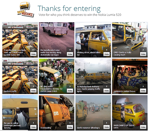 Danfo Nuisance Photo Contest