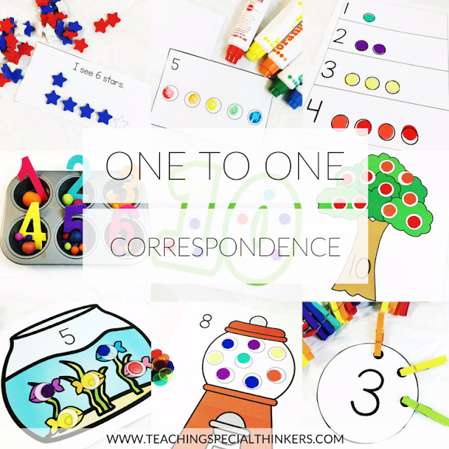 Tools for Building One-to-One Correspondence | Teaching Special ...