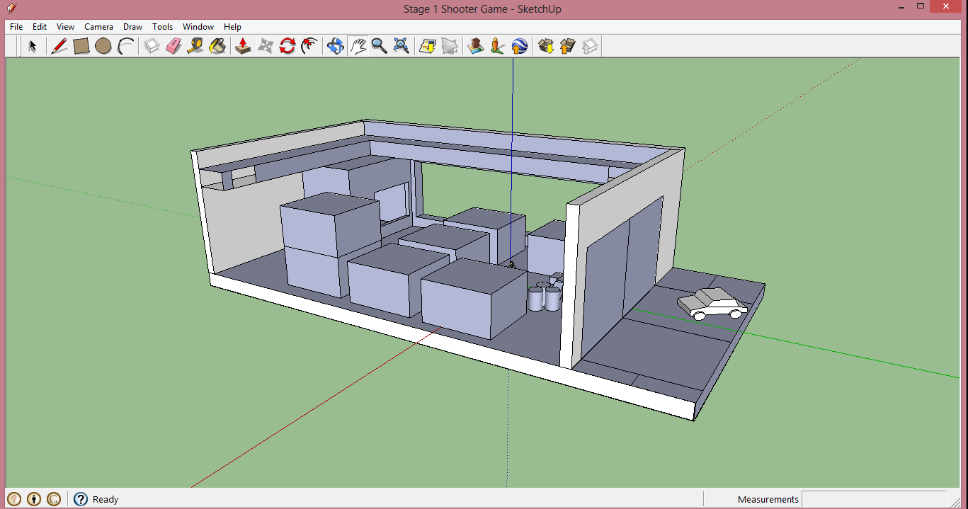 Mark's Game Design Journal: Exercise #8: Basic Sketchup Design
