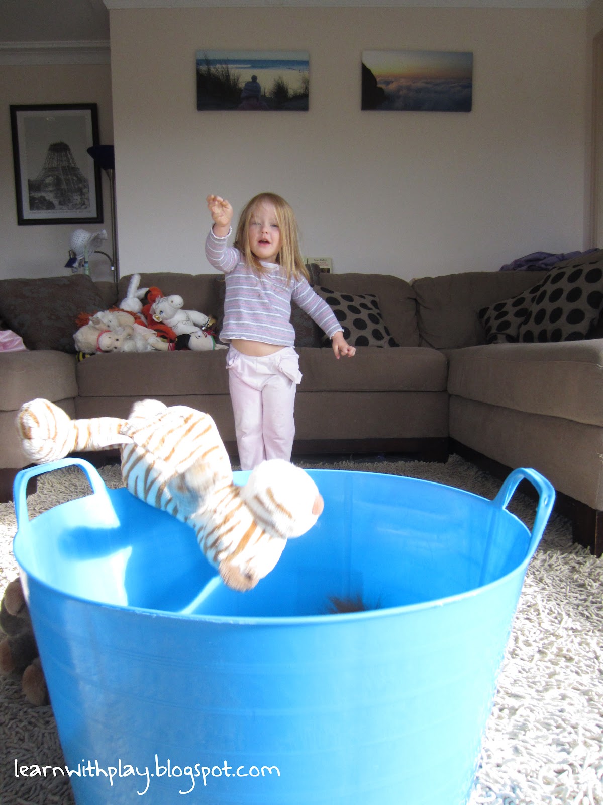 Learn with Play at Home: Soft Toy Toss