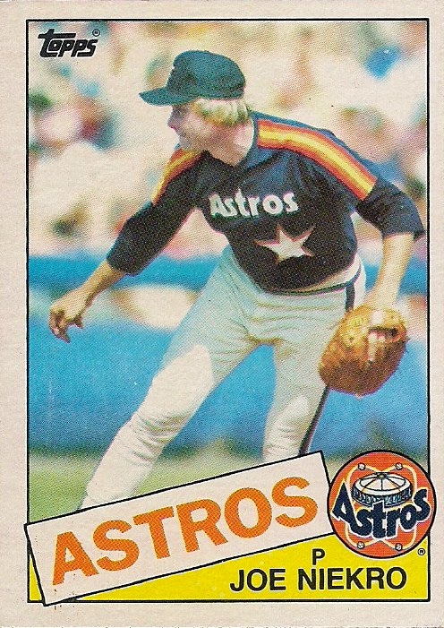 1985 Topps: #295 - Joe Niekro