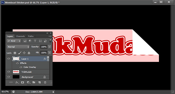 Trikmudah: Cara Membuat Sticker Dengan Photoshop